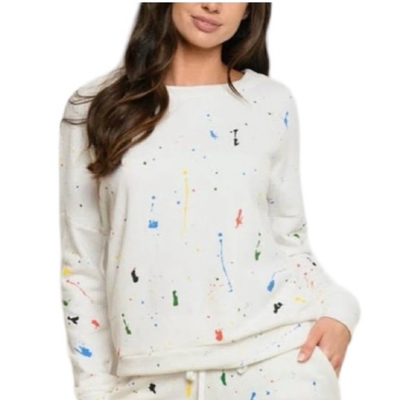 Fate | Tops | Nwt Fate Paint Splatter Sweatshirt | Poshmark